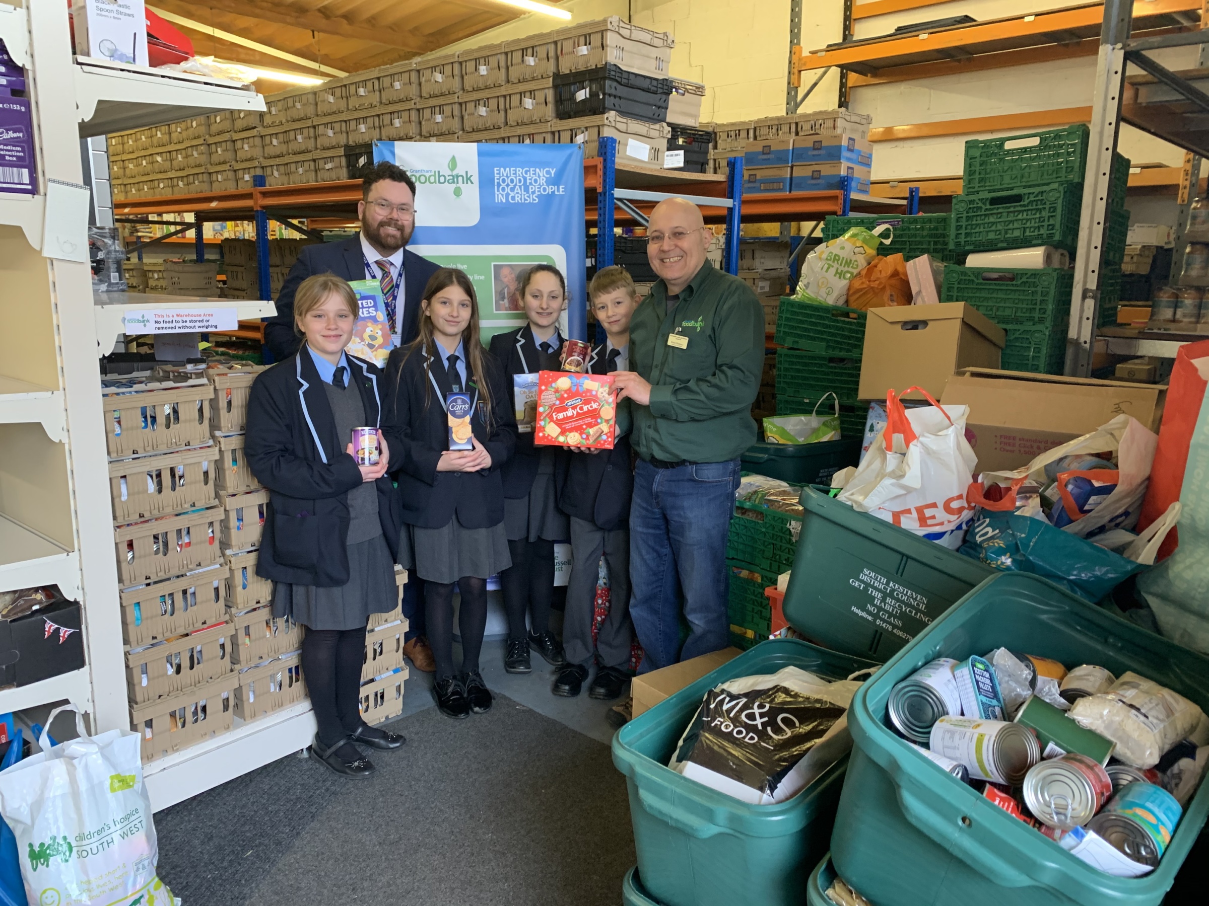 Academy Support For Grantham Foodbank Exceeds All Expectations The West Grantham Church Of